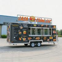 China Custom Food Trailer with Complete Kitchen Equipment, BBQ Grill, Mobile Bar, Food Cart and Catering Setup for Street Food, Events, Festivals and Outdoor Business for sale