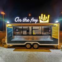 China Custom Food Trailer with Complete Kitchen Equipment, BBQ Grill, Mobile Bar, Food Cart and Catering Setup for Street Food, Events, Festivals and Outdoor Business for sale