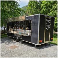 China Custom Food Trailer with Complete Kitchen Equipment, BBQ Grill, Mobile Bar, Food Cart and Catering Setup for Street Food, Events, Festivals and Outdoor Business for sale