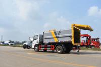 China 7m³ XDEM Dongfeng Dolika D6 Light-Duty Side-Loader Garbage Compactor Truck for sale