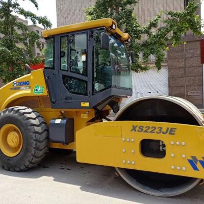 China Used XCMG 22 Tons Single Drum Vibratory Road Roller  XS223JE for sale