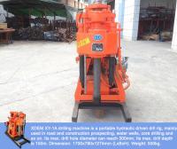 China Portable XY-1A-4H Geological Exploration Drilling Rig 150m Hydraulic Feed Rock Coring Machine Integrated Diesel Engine Mud Pump For Mountain & Plain Construction Survey for sale
