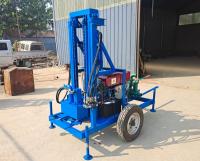 China 200m 450rpm Portable Hydraulic Water Well Drilling Rig For House Yard for sale