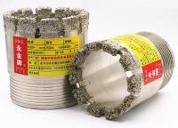 China Wearproof PDC Core Bit For Pebble , 75mm Diameter PDC Drill Bit for sale