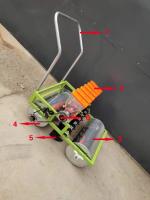 China Carrot Onion Planter Manual Type 6 Rows High Working Efficiency for sale