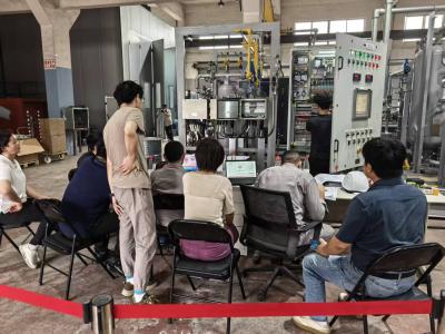 China Energy Saving VFD Nitrogen Generation Skid with 500Nm3/h Capacity and 99.9% Purity for sale