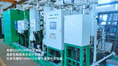 China Power Plant PSA Nitrogen Generator with 99.9% Purity, 50 Nm3/h Flow Rate and PLC Automatic Control for sale