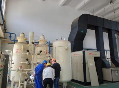China Portable Nitrogen Gas Generator Equipment 20 Nm3/h Trolley Mounted PSA Plant for Field Purging for sale