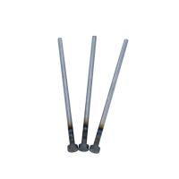 China DIN 1530A B Black Mould Ejector Pins And Sleeves DIN 1530 AH DIN 1530 A for sale