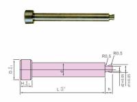 China SKD61 Nitride Plastic Injection Mold Parts JIS Runner Lock Pin for sale