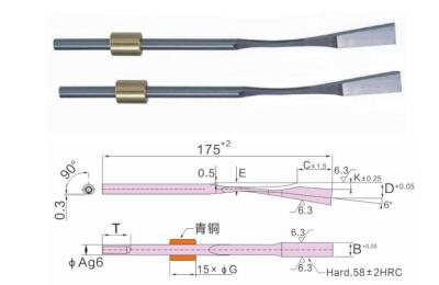 China Nitriding Plastic Injection Molding Parts 1.8159 Spring Steel Sprung Core for sale