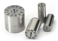China S136 HRC48-56 Precision Mold Parts , Year And Month Plastic Injection Mold Date Stamp for sale