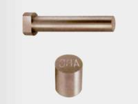 China S136 Hasco Straight Core Pin , Injection Molding Ejector Pins With Engraving Date Marker Date for sale