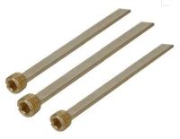 China L50 L100 Precision Mold Parts Straight Brass Plug Baffles For Plastic Injection Mold for sale