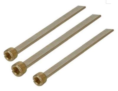 China L50 L100 Precision Mold Parts Straight Brass Plug Baffles For Plastic Injection Mold for sale