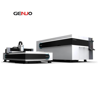 China Genuo Power GNET Exchange Table CNC Fiber Laser Cutting Machine 3KW 6KW 12KW for sale