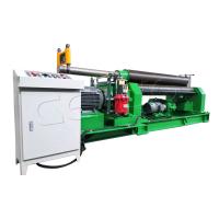 China GENUO MS3R 3 Roller Plate Rolling Machine 6mm to 40mm Thickness 220V 440V for sale