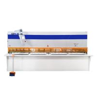 China Hydraulic Swing Beam Shear 4-20mm Sheet Metal Cutting Machine 220V 440V for sale