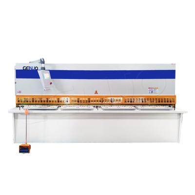 China Hydraulic Swing Beam Shear 4-20mm Sheet Metal Cutting Machine 220V 440V for sale