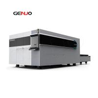 China Power GNET Series Exchange Table Fiber CNC Laser Cutting Machine 3000W 1500x3000mm for sale