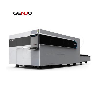 China Power GNET Series Exchange Table Fiber CNC Laser Cutting Machine 3000W 1500x3000mm for sale