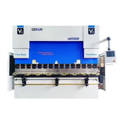 China CNC Hydraulic Press Brake GENIUS HSC Series 1600mm Bending Length 4+1 Axis Control for sale