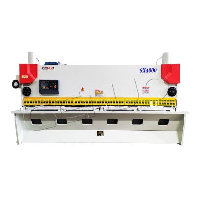 China GENUO HSB Series Hydraulic Swing Beam Shearing Machine 4mm to 20mm Thickness 2500mm to 6000mm Length for sale