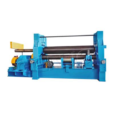 China Automatic 3 Roller Plate Rolling Machine 6mm to 20mm Thickness Hydraulic Steel Bender for sale