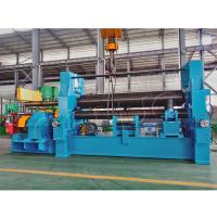 China Automatic 3 Roller Plate Rolling Machine 6mm to 20mm Thickness Hydraulic Steel Bender for sale