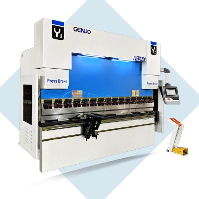 China Carbon Steel CNC Hydraulic Press Brake 40T-600T Bending Force 10mm/s Ram Speed for sale