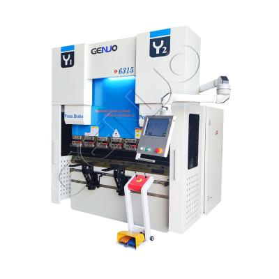 China Electric Hydraulic CNC Press Brake 260mm Throat Depth 40 Ton 1250mm Bending Length for sale