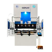 China GENUO CNC Press Brake 160T 3200mm Y1 Y2 Axis Precision Ram Positioning 11kw Motor Servo Back Gauge for sale