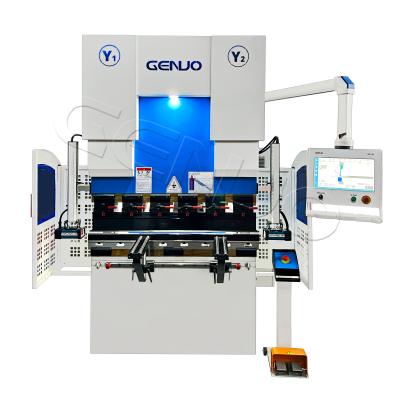 China 40 Ton Press Brake 1600mm Bending Length GENUO ETC-16T CNC Control 200mm Stroke Hydraulic Bending Machine for sale