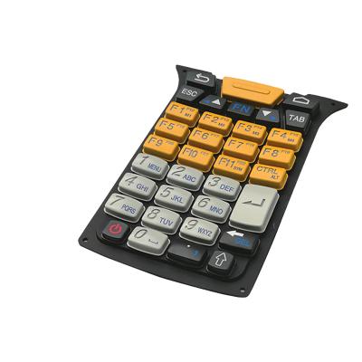 China POS Machine Custom Silicone Keypad Multi Cavity Silicone Key Mold for sale