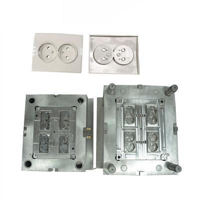 China Home Appliance Mould EU Type Wall Socket Panel Plastic Injection Molding for sale