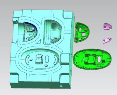 China Customized High Precision Computer Mouse Shell Mold S136D Mold Material for sale