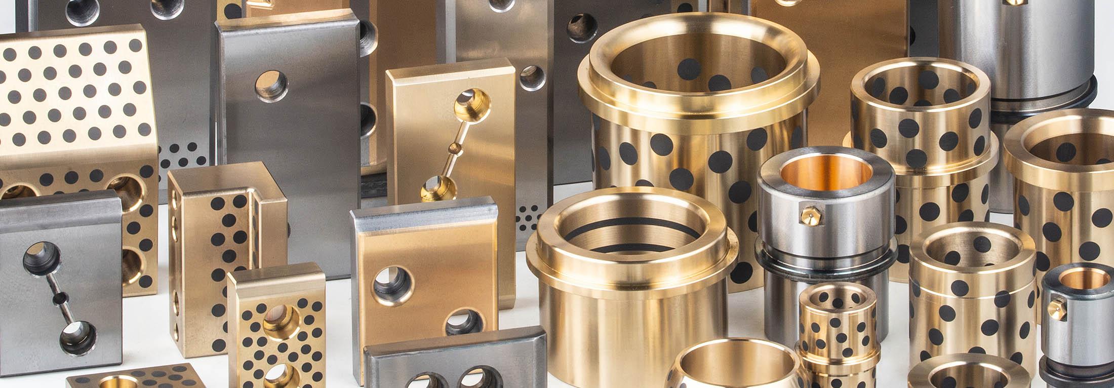 Finishing from raw materials to finish self-lubricating bearings parts