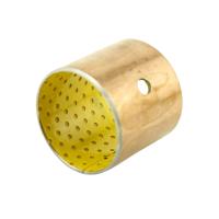 China Oilless Bearing Bush Tin Or Copper Plating Yellow for sale