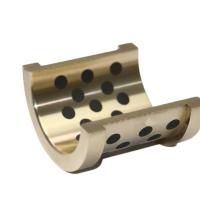China Split Shaft Self Lubricating Bronze Bush CuAl10Fe5Ni5 Aluminium Bronze Bushing for sale
