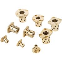 China Industrial Bronze Bushing DIN Standard Cylindrical Bushes with Copper Plating for Strength Applications for sale