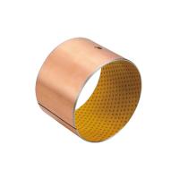 China Sliding Bushings Ploymer Plain Sleeve Bearing Strips Metal Polymer Bearings for sale