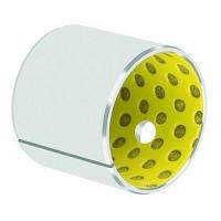 China Yellow Perforated Oilless Bushes Tin / Copper Plating for sale