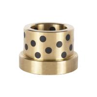 China Low-friction C86300 graphite bronze bearing, SPW/JTW/SBW cylindrical flange bush, designed for demanding applications. for sale