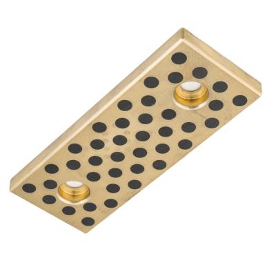 China Hydraulic Cylinder Parts Self Lube Wear Plates High Strength Brass Material  OILLESS，DIN，NAAMS Standard for sale