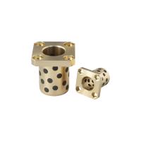 China Wear Resistant Graphite Bronze Bearing with Flange for Construction Applications for sale