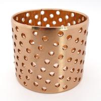 China Flange Bronze Oil Lubrication Bushings Load Capacity CuSn8 Bronze for OEM Solution for sale