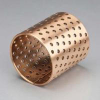 China Wrapped Perforated Bronze Bushing CuSn8 Material for sale