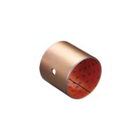 China Multi-Layer Bearings Carbon - Based Polymer Plain Bearings   Bushing Steel Backing Bronze POM for sale