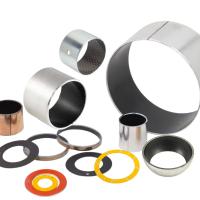 China Pom Polymer Plain Bearings With Oil Groove for sale