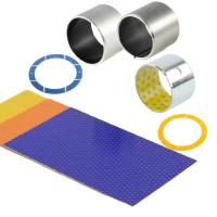 China Pom Polymer Plain Bearings With Oil Groove for sale